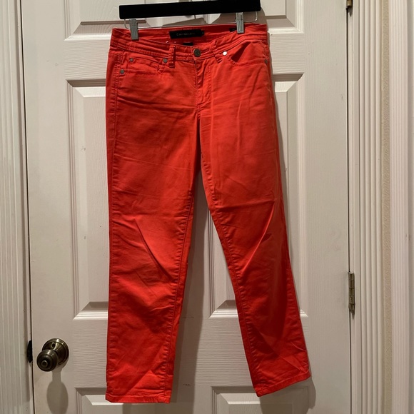 Calvin Klein Jeans | Jeans | Calvin Klein Jeans Red Skinny Crop | Poshmark